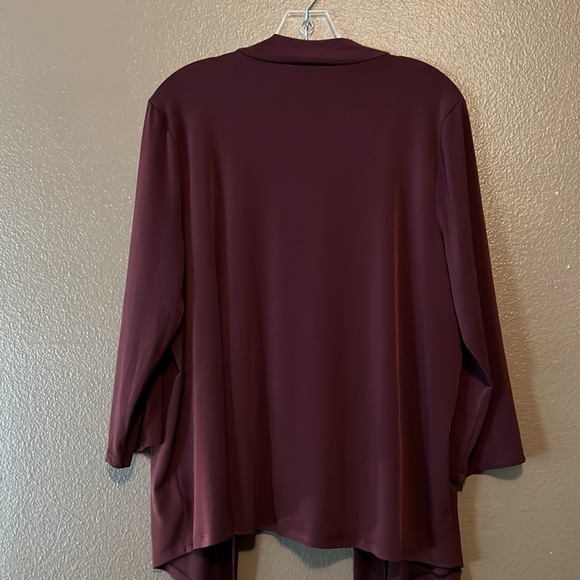 torrid | Sweaters | Torrid Maroon Drape Cardigan 1x | Poshmark